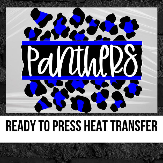 Panthers Leopard Stripe DTF Transfer – Rustic Grace Heat Transfer Company