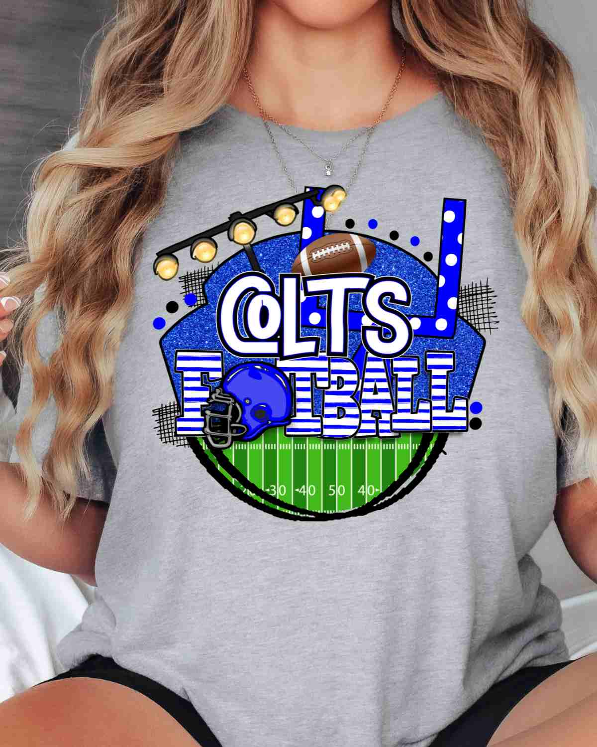 Colts Football Stadium Circle DTF Transfer