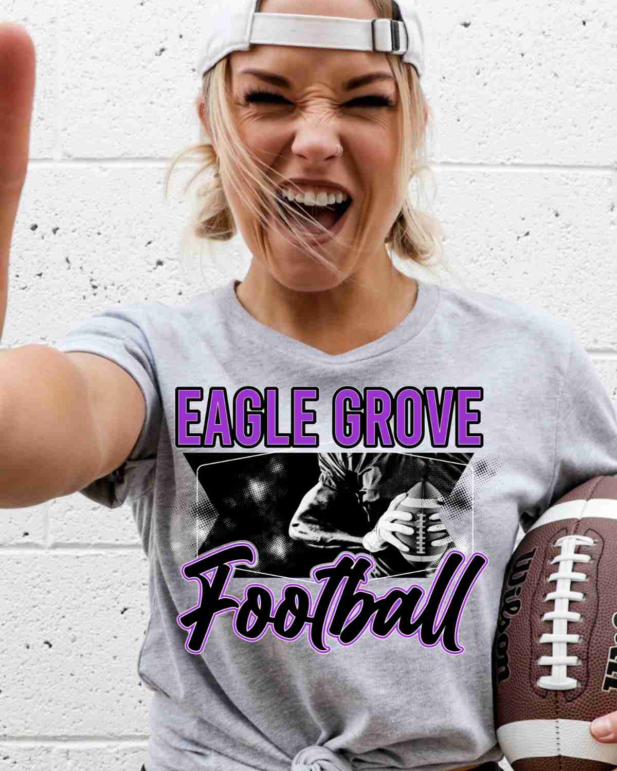 Eagle Grove Football Photo DTF Transfer