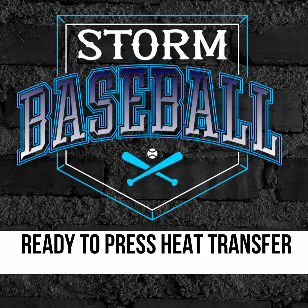 Storm Baseball Home Plate DTF Transfer – Rustic Grace Heat Transfer Company