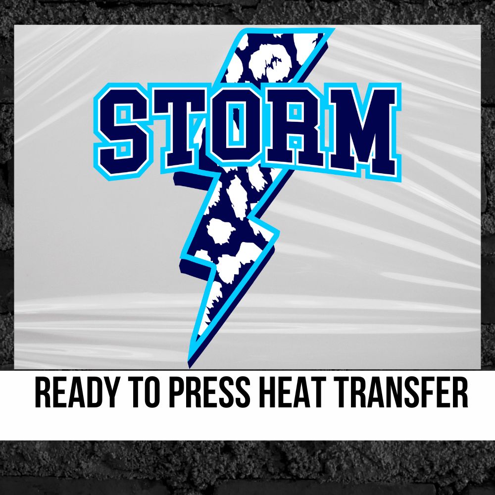 Storm Lightning Bolt DTF Transfer – Rustic Grace Heat Transfer Company