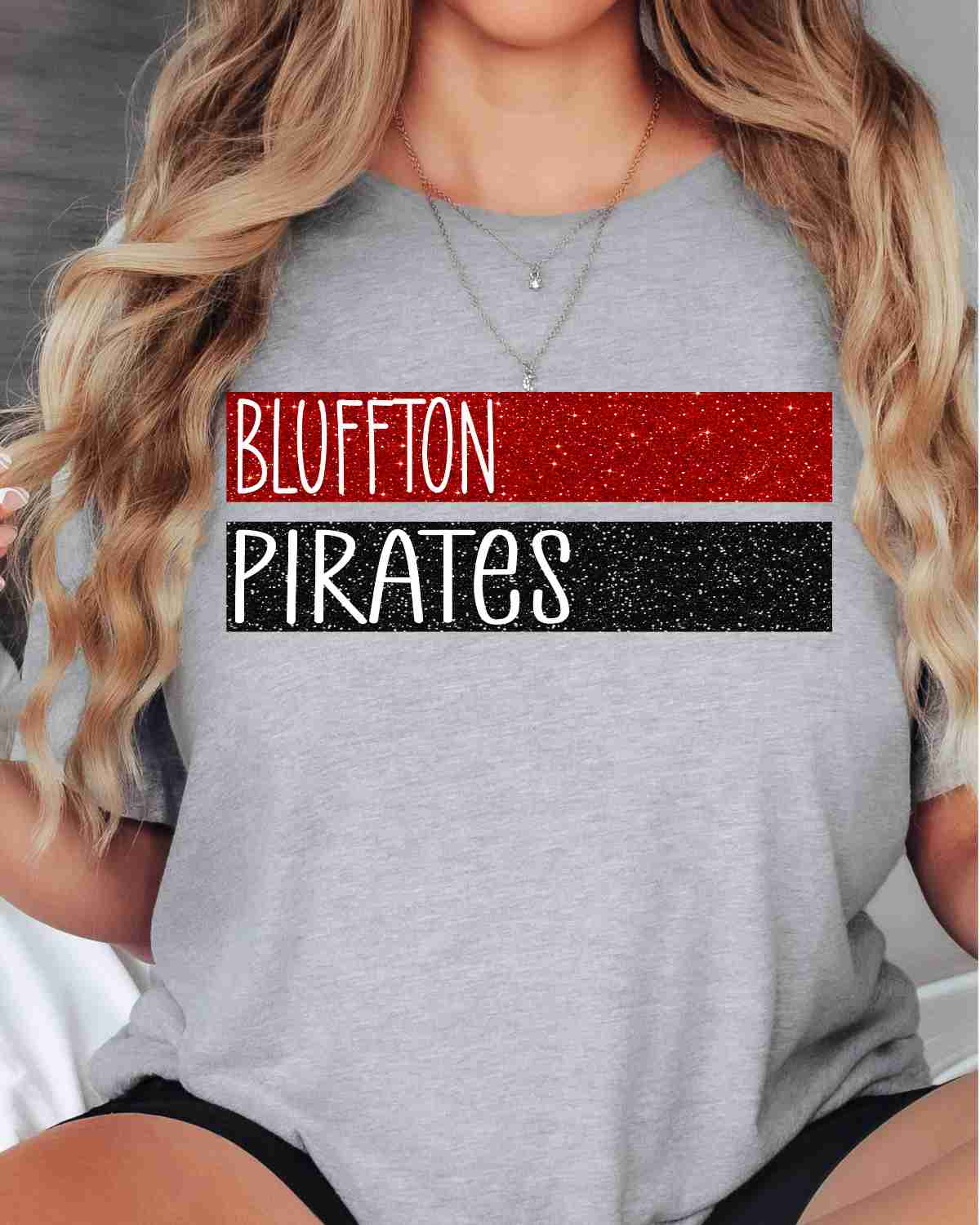 Bluffton Pirates Rectangles DTF Transfer