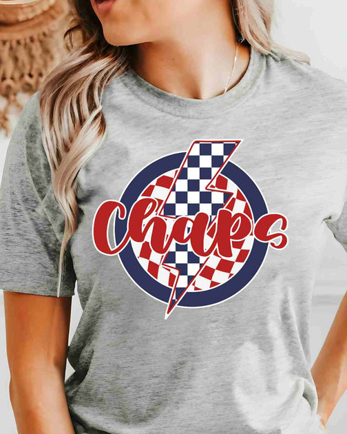 Chaps Checkered Circle Bolt DTF Transfer – Rustic Grace Heat Transfer ...