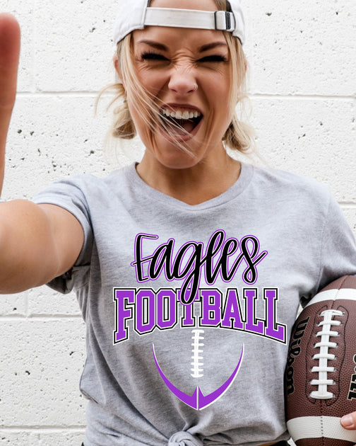 Eagles Half Football DTF Transfer – Rustic Grace Heat Transfer Company