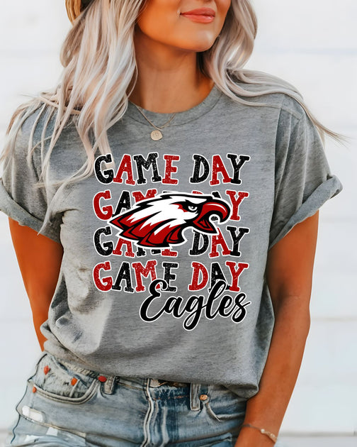 Game Day Eagles Logo DTF Transfer – Rustic Grace Heat Transfer Company
