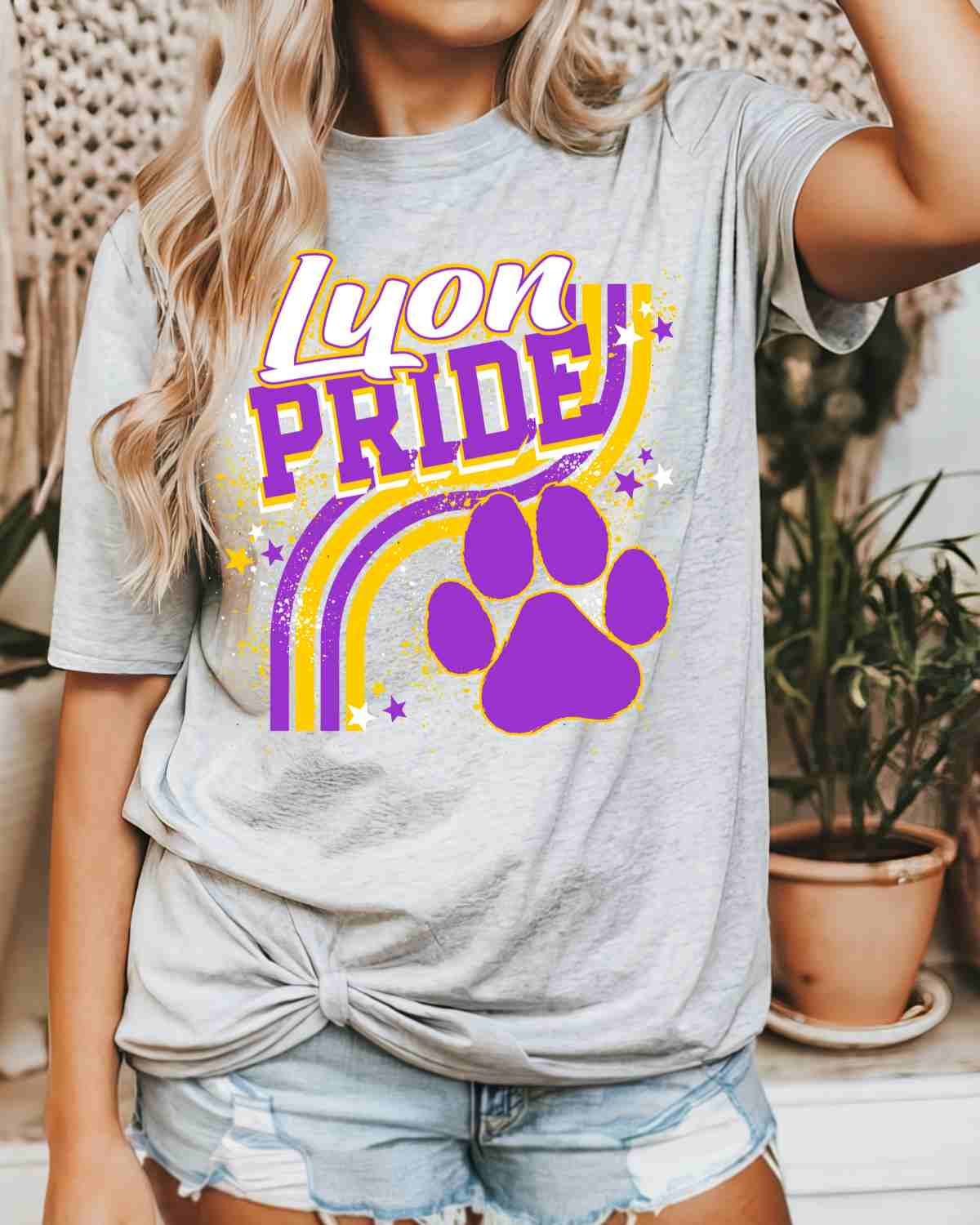 Lyon Pride Wavy Stripes DTF Transfer