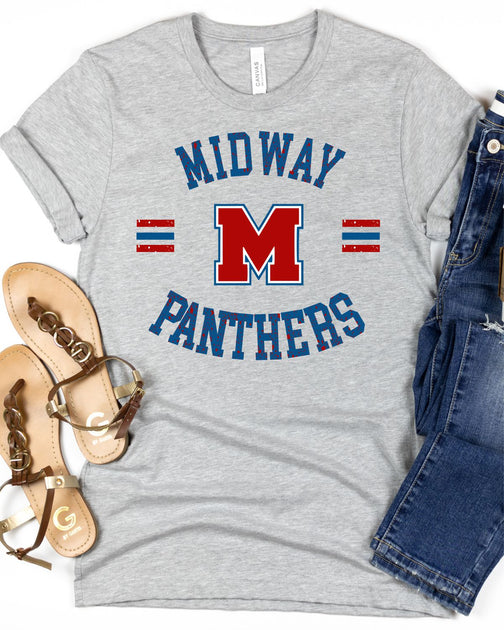 Midway Panthers Circle Logo DTF Transfer – Rustic Grace Heat Transfer ...