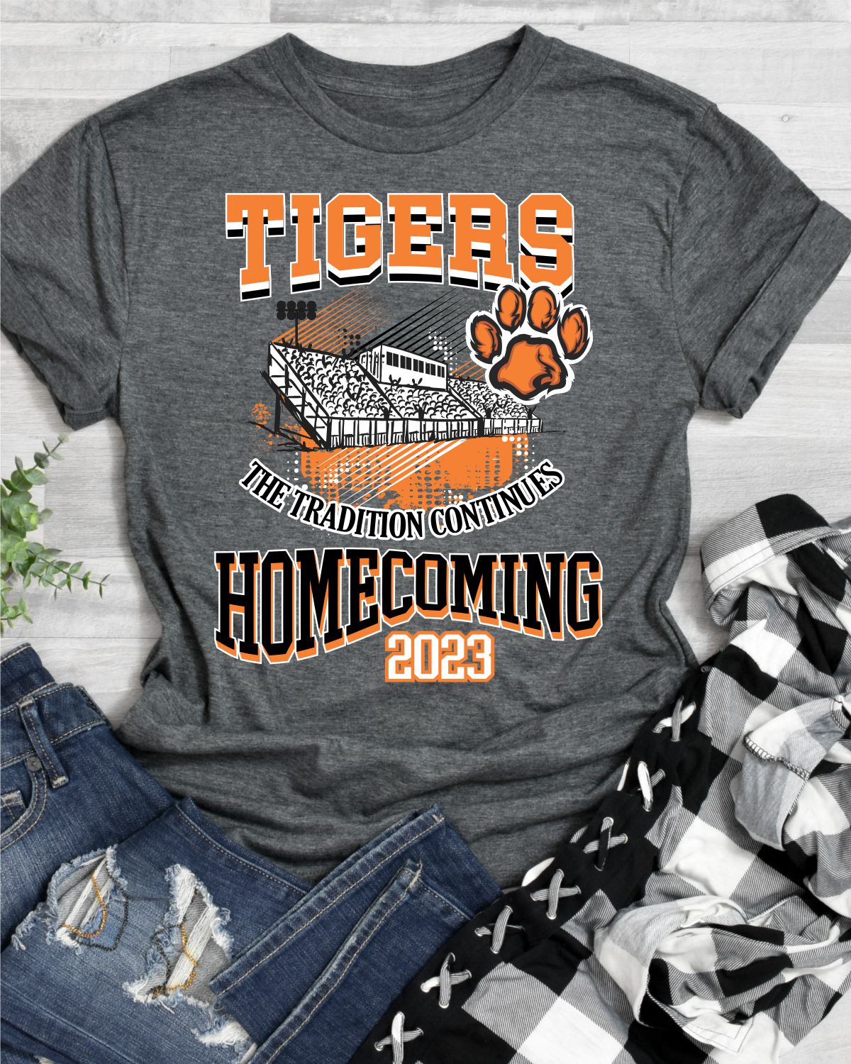 Tigers Homecoming The Tradition Continues DTF Transfer – Rustic Grace ...