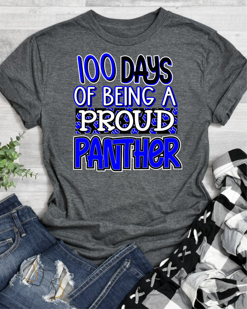 100 Days of being a Proud Panther DTF Transfer