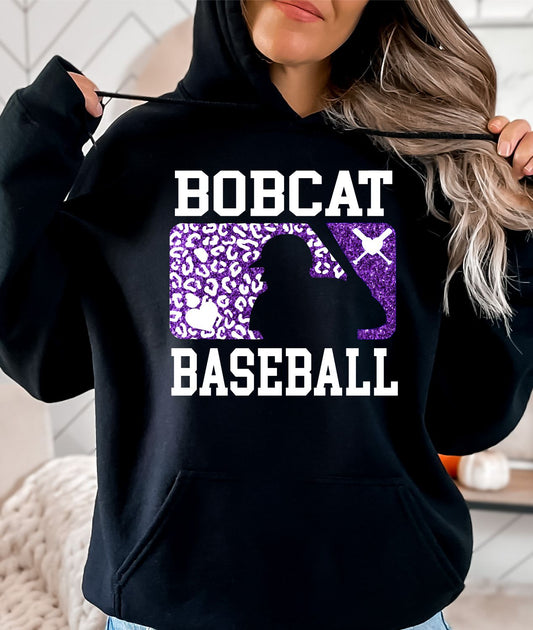 Bobcat Leopard Baseball Man DTF Transfer – Rustic Grace Heat Transfer ...