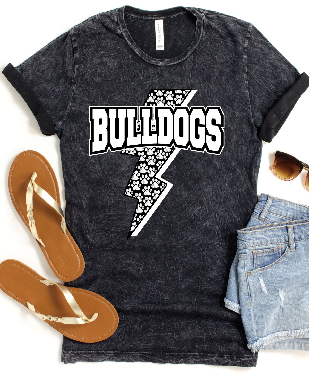Bulldogs Lightning Bolt DTF Transfer – Rustic Grace Heat Transfer Company