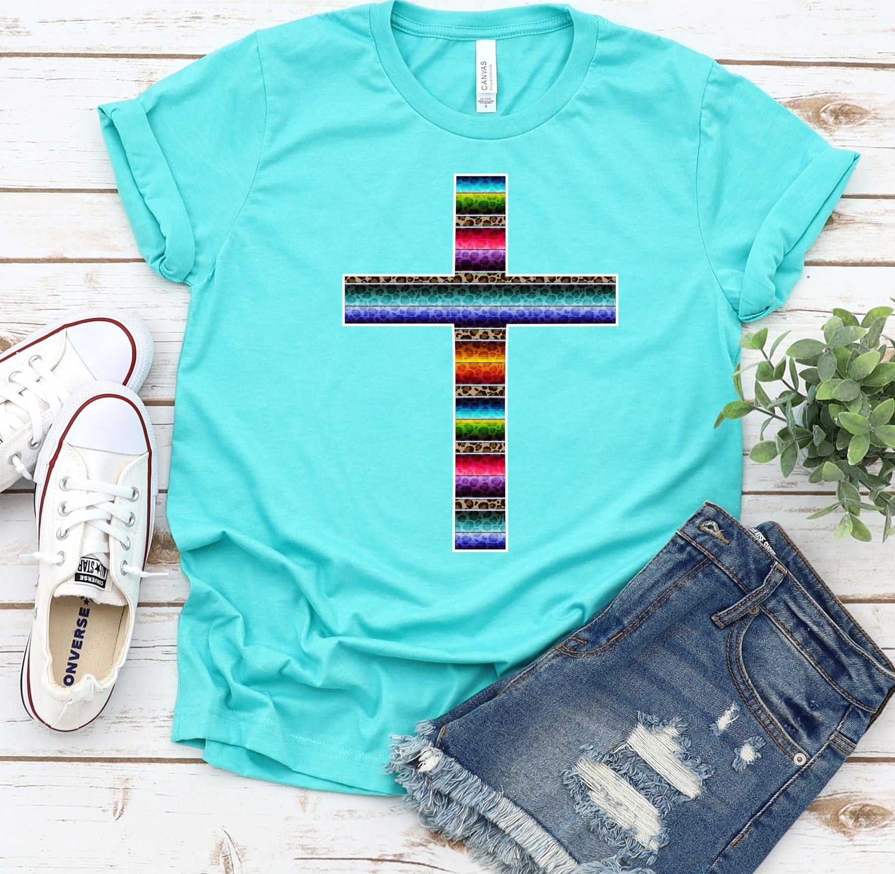 Leopard Serape Cross DTF Transfer – Rustic Grace Heat Transfer Company