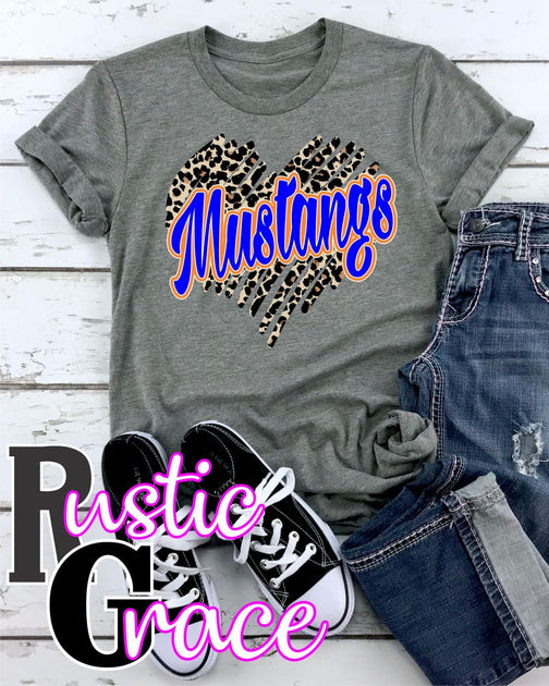 Mustangs DTF Transfer – Rustic Grace Heat Transfer Company