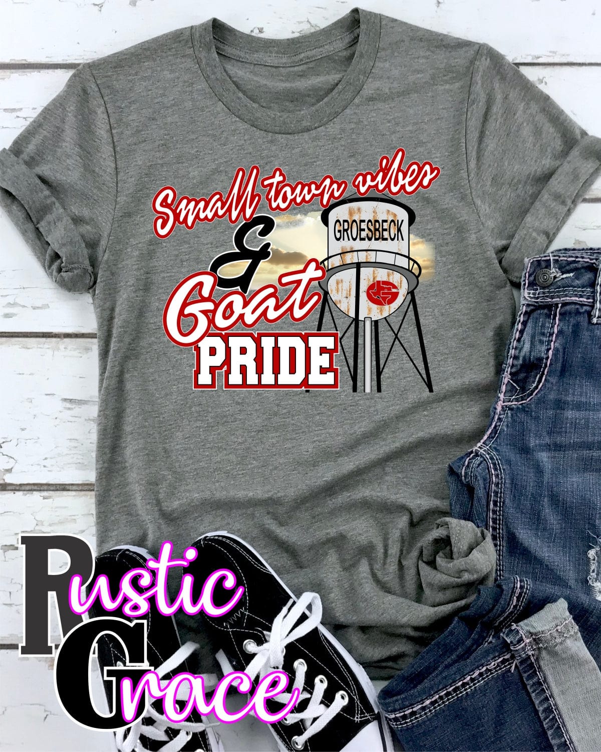 Small Town Vibes & Groesbeck Goat Pride Transfer – Rustic Grace Heat ...