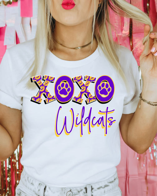 XOXO Wildcats DTF Transfer – Rustic Grace Heat Transfer Company