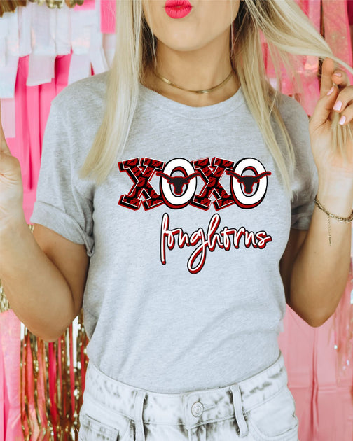 XOXO Longhorns DTF Transfer – Rustic Grace Heat Transfer Company